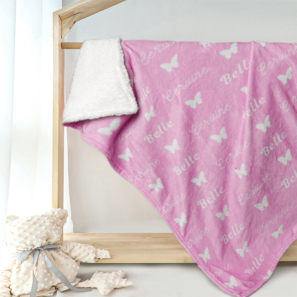 Personalized 2ply Sherpa Name Blanket – Cygnuscustom